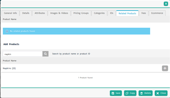 Entering Additional Product Information