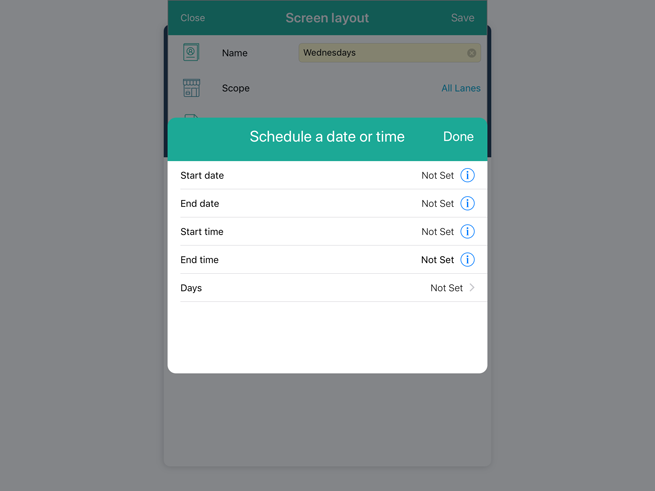 Defining the Screen Layout and Colour Scheme